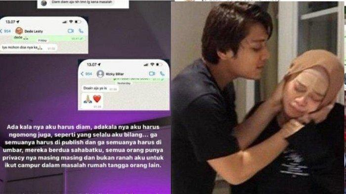 TERUNGKAP Chat WhatsApp Rizky Billar dan Lesti Kejora Setelah Heboh Kasus KDRT: Bantu Doa Ya ...