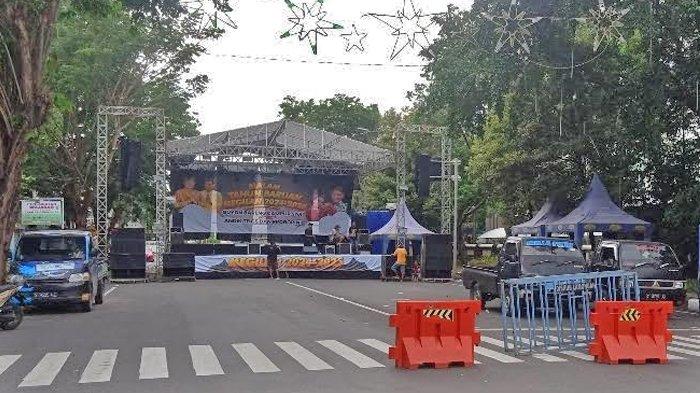 Sejumlah Ruas Jalan Dalam Kota Menuju Alun-Alun Lamongan Ditutup saat Malam Tahun Baru 2025 ...