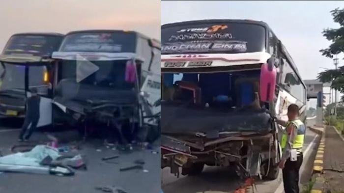 VIDEO Detik-detik Kecelakaan Maut Bus Suporter Persebaya Surabaya vs Honda BRV di Tol Pekalongan ...