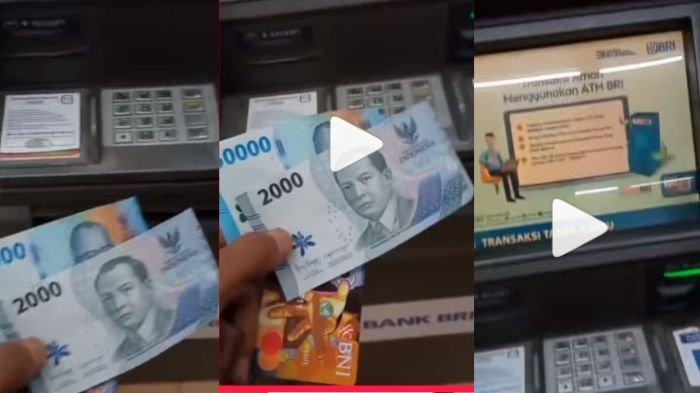 VIRAL Tarik Uang Rp 100.000 di ATM Malah Dapat Pecahan Rp 50.000 dan Rp ...