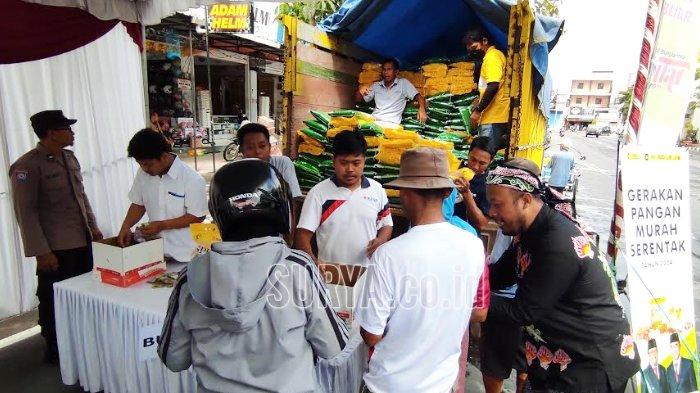 Gerakan Pangan Murah di Kota Blitar, DKPP Sediakan 8 Ton Beras SPHP ...