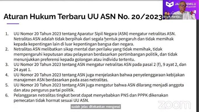 Jelang Pemilu 2024, KASN Catat 403 ASN Dilaporkan Terlibat Dugaan Pelanggaran Pemilu Netralitas ...