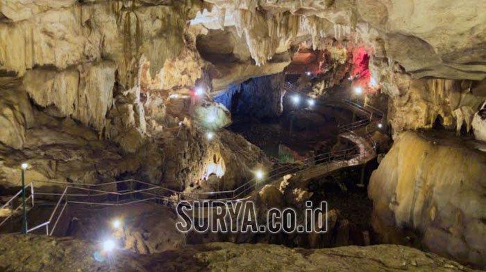 Sempat Rusak Diterjang Banjir, Wisata Goa Lowo Kabupaten Trenggalek Segera Diperbaiki - Surya.co.id