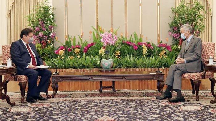 Menko Airlangga Hartarto: Pemerintah Indonesia Apresiasi Komitmen Investasi Singapura - Surya.co.id