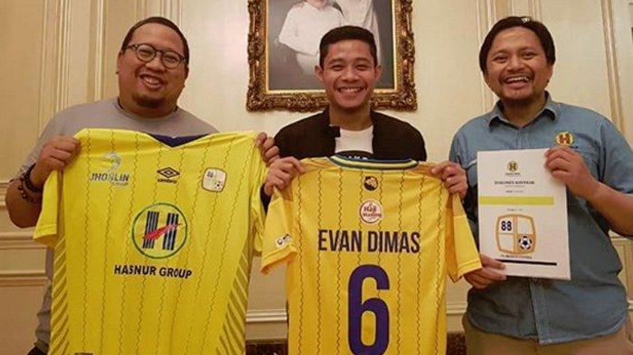 Main Semusim Bersama Barito Putera, Segini Nilai Kontrak Evan Dimas ...