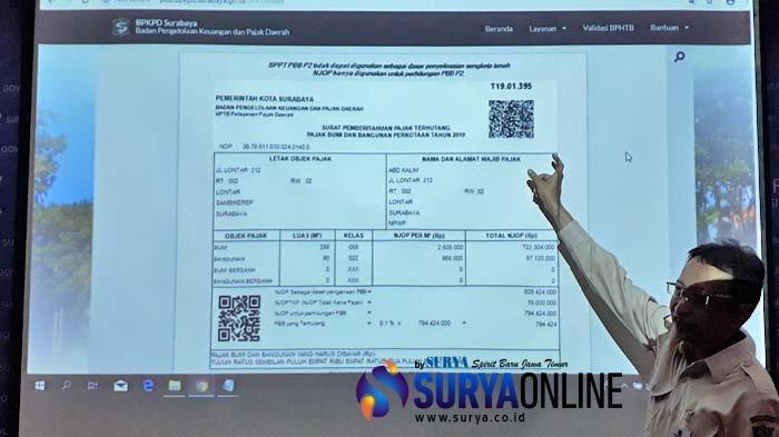 Mudahkan Warga Urus Pajak, Pemkot Surabaya Luncurkan e-SPPT - Surya.co.id