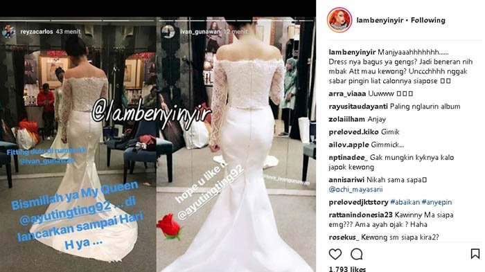 Ayu Ting-ting Pakai Gaun Pengantin, Bukannya Dipuji Malah Dibilang Keterlaluan, Kok? - Surya.co.id