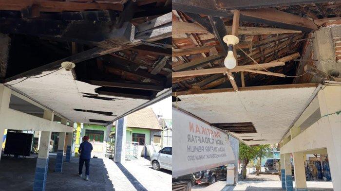 Anggota DPRD Sidoarjo Kaget Lihat Atap Balai Desa di Porong Hancur ...
