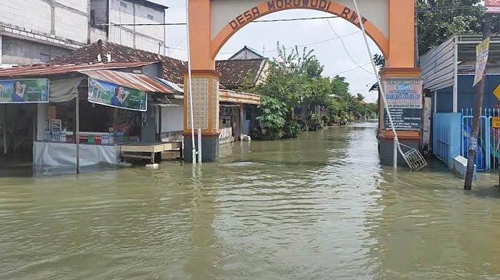 Air Luapan Kali Lamong Rendam Empat Kecamatan di Gresik, 1.058 Rumah Warga Terdampak Banjir ...