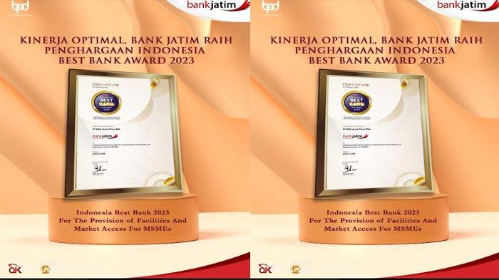 Raih Indonesia Best Bank Awards 2023, Dirut Bank Jatim Busrul Iman: Hasil Kinerja Optimal ...