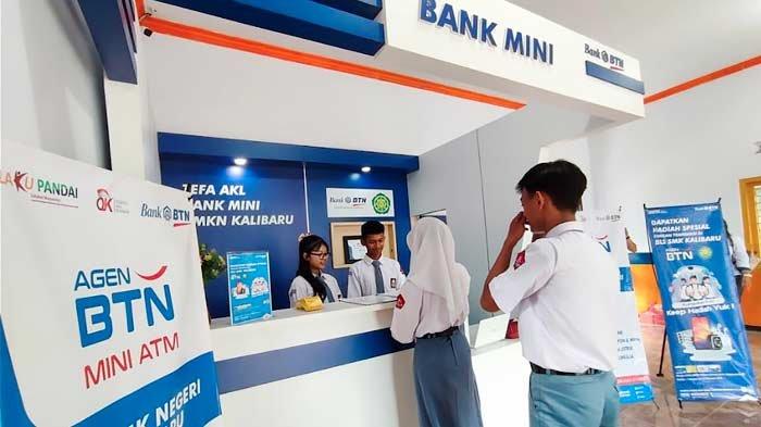 Dorong Inklusi Keuangan, SMKN Kalibaru Banyuwangi Resmikan Bank Mini - Surya.co.id