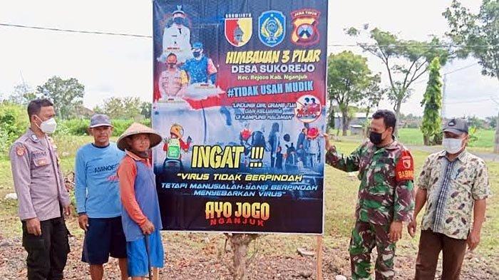 Semua Desa di Nganjuk Memasang Banner Imbauan Larangan Mudik Lebaran ...