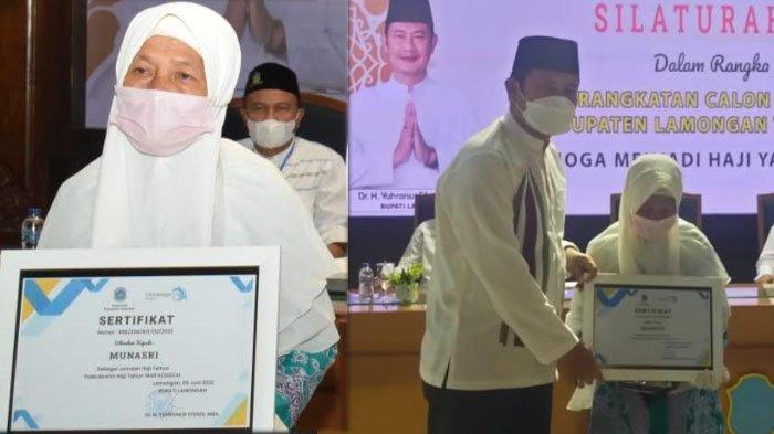 Terima Sertifikat CJH Tertua, Warga Paciran Lamongan Ini Tertunda ...