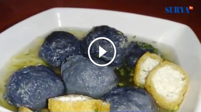 Bakso Hitam Pandegiling, Dibelah Ada Kejutan di Dalamnya, Penasaran ...