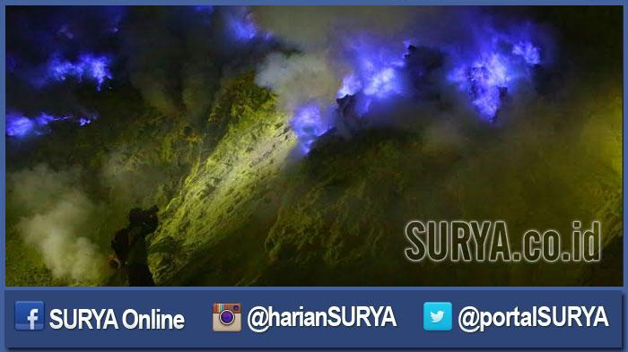 Ribuan Wisatawan Antri Melihat Fenomena 'Blue Fire' di Kawah Ijen, ini ...