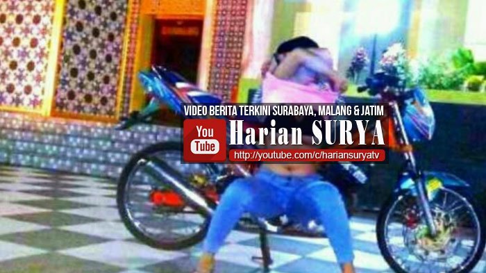 GILA! Cabe-cabean Berpose Porno di Depan Masjid Agung Magetan - Surya.co.id