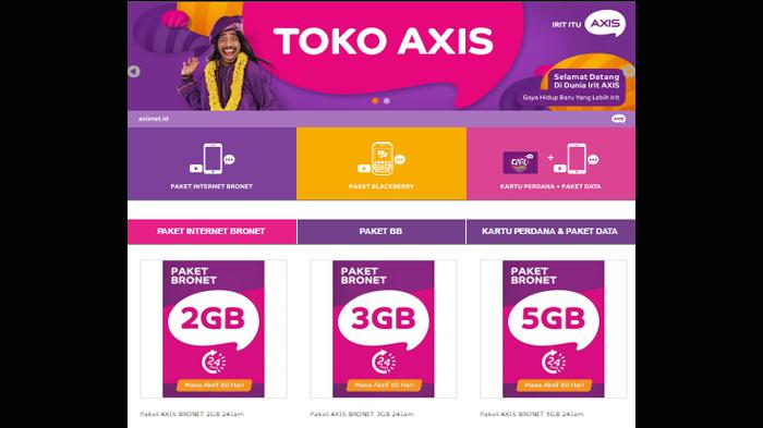 Beli Paket Internet AXIS Semakin Mudah - Surya.co.id