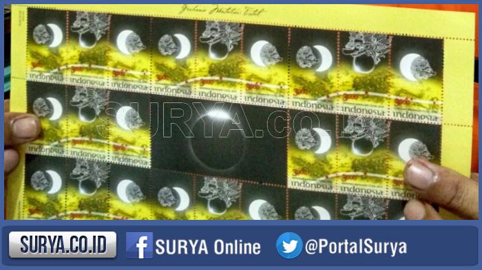 Perangko Unik Ini Bercerita Tentang Gerhana Matahari Total, Ada Tokoh ...