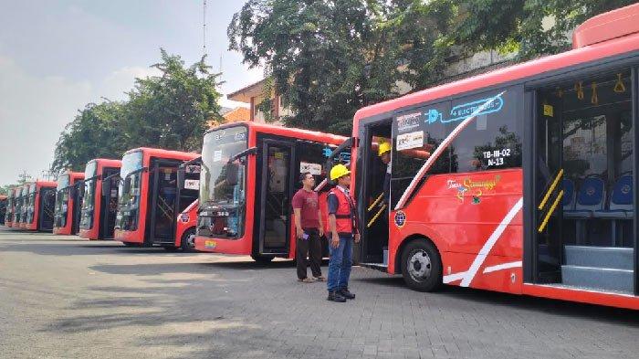 Belasan Bus Listrik Beroperasi Serentak di Surabaya Mulai Besok, Kamis ...