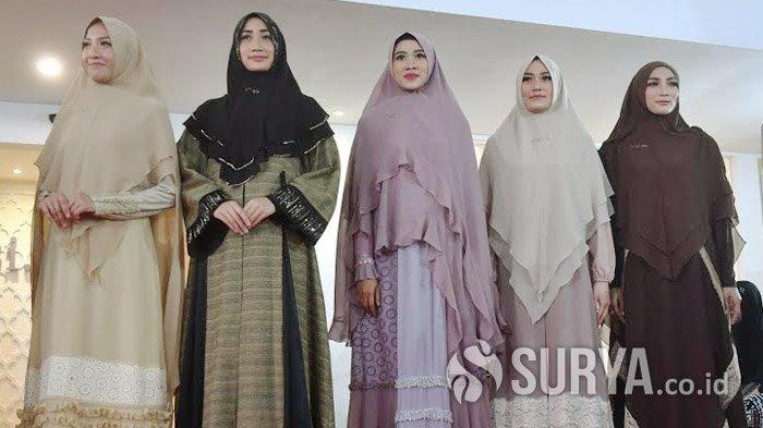 Konsep Geometri dalam Busana Syari Koleksi Terbaru Si.Se.Sa - Surya.co.id
