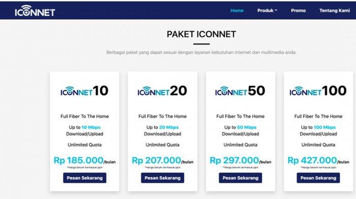 Cara Daftar Paket Internet Murah Unlimited dari ICONNET PLN, Mulai Rp ...