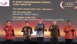 Sukses Jadi Kolaborator Pertumbuhan Ekonomi Daerah, Bank Jatim Raih Penghargaan TOP BUMD Awards ...