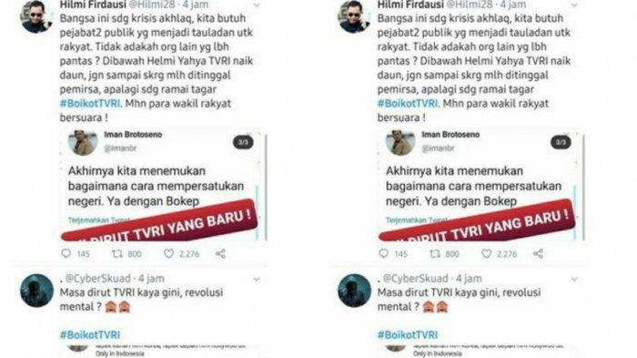 Viral Cuitan Dirut TVRI soal Film Panas sampai #BoikotTVRI Trending, Iman Brotoseno Beri ...