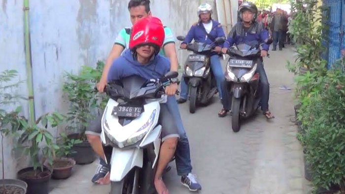 Mondar-mandir di Gang Kampung, ternyata Residivis Hendak Curi Motor, lalu ini Tindakan Polisi ...