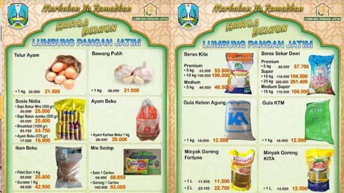 Daftar Harga Sembako Murah Online Gratis Ongkir di Jatim Expo, Mulai ...