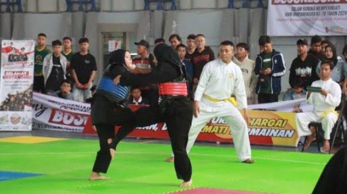 Polres Bojonegoro Gelar Turnamen Seni-Tanding Pencak Silat, PSHT Juara Umum - Surya.co.id