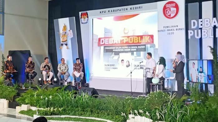 KPU Kabupaten Kediri Gelar Debat Publik Pertama dengan Calon Tunggal - Surya.co.id