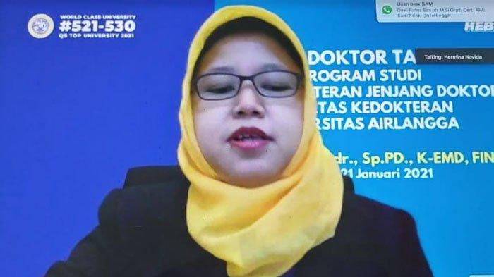 Sosok Dokter Hermina SpPD KEMD yang Ujian Doktor di Tengah Isolasi ...