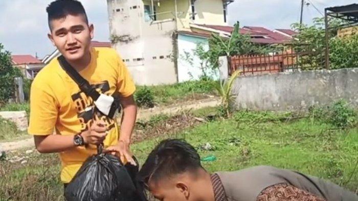 Viral Video Prank Daging Isi Sampah Mirip Ferdian Paleka, Youtuber Edo Putra Ditangkap Polisi ...