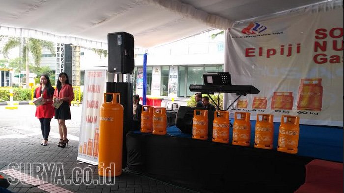 Produk Elpiji Kuning Nusa Gaz Dikenalkan dan Dilempar ke Pasar Surabaya ...