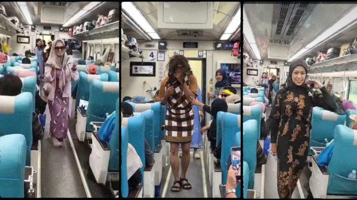 Bikin Heboh, Saat Fashion Show Berdaster Di Atas Kereta Ala Tendik FK Unair Digelar - Surya.co.id