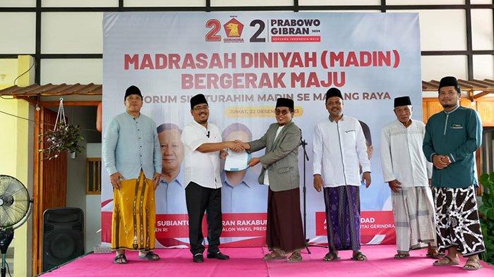 Guru Madrasah se-Malang Raya Dukung Prabowo-Gibran di Pipres 2024 - Surya.co.id