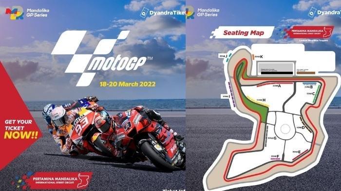HARGA TIKET MotoGP Mandalika Dijual Online 6 Januari-17 Maret 2022, Mulai Rp 115 Ribu hingga 15 ...