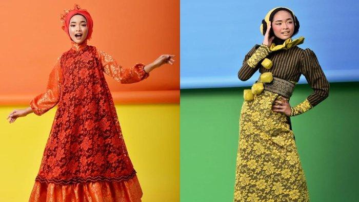 Warna-warni Pop Art Hijab Ala Desainer Embran Nawawi - Surya.co.id