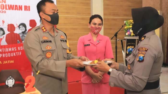 Polres Kediri Gelar Syukuran Sederhana Hari Jadi Ke- 72 Polwan di Mapolres - Surya.co.id