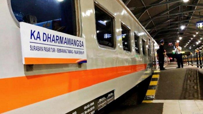 Jadwal Lengkap KA Dharmawangsa Rute Surabaya Pasar Turi - Pasar Senen & Titik-titik Berhentinya ...