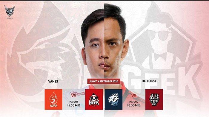Jadwal MPL Season 6 Week 4 Day 1: Evos Legends Hadapi Alter Ego, Aura Fire Tantang Geek Fam ...