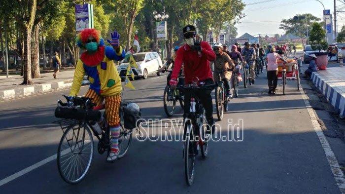 Kampanye Bike to Work saat Hari Sepeda Sedunia 3 Juni 2021 di Kabupaten ...