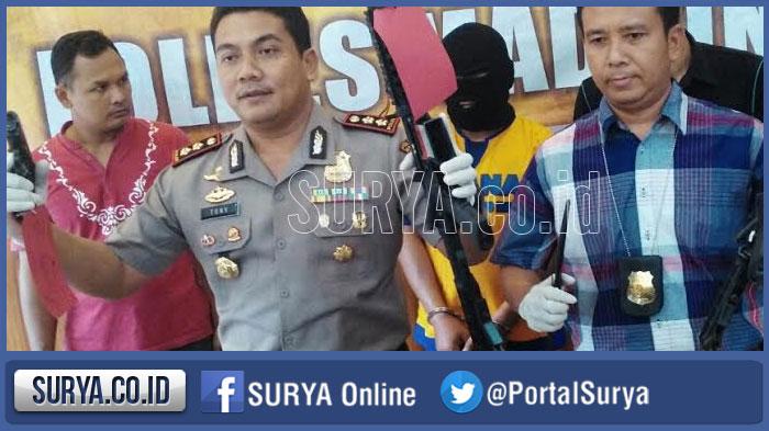 Berlagak Tentara, Preman di Madiun Tembaki Polisi Pakai Air Soft Gun - Surya.co.id