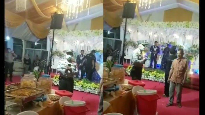 VIDEO Detik-detik Kapolsek Semboro Jember Bubarkan Resepsi Pernikahan ...
