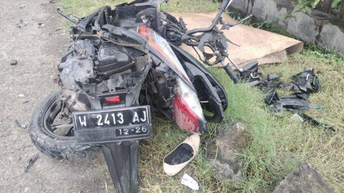 Motor Beat Hancur, Pengendara Motor Tewas Ditabrak Truk di Driyorejo Gresik - Surya.co.id