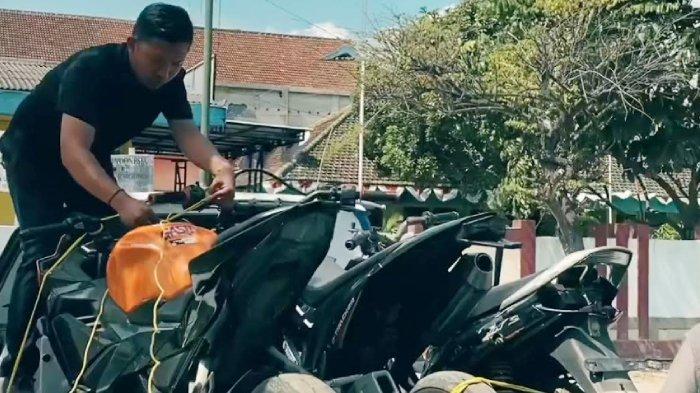 Polisi Tulungagung Amankan Puluhan Unit Sepeda Motor Milik Para Pelajar SMP yang Akan Tawuran ...