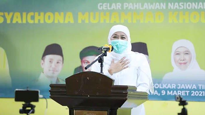 Gubernur Khofifah Kawal Pengusulan Gelar Pahlawan Nasional untuk KH Syaikhona Kholil - Surya.co.id