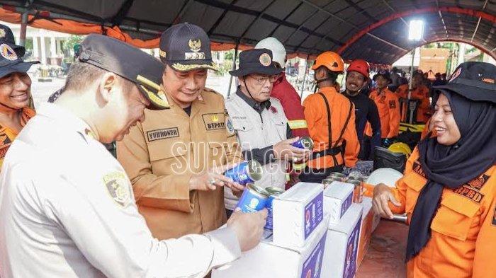 Apel Kesiapsiagaan Bencana Hidrometeorologi di Kabupaten Lamongan, Ini Pesan Bupati Yuhronur ...