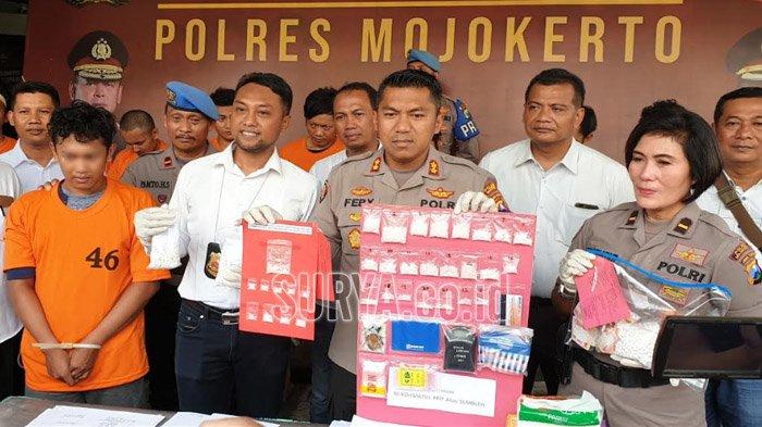 Polisi Mojokerto Bongkar Sindikat Peredaran Narkoba Jaringan Lapas Jawa Timur - Surya.co.id