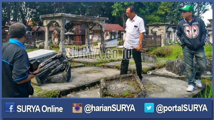 Ketua DPRD Surabaya ke Kuburan Belanda di Peneleh, Berharap Jadi Cagar Budaya - Surya.co.id